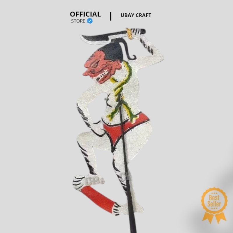 Jual UBAY CRAFT BUTO SETAN PERANG WAYANG KULIT TINGGI KESELURUHAN -+ 45 ...