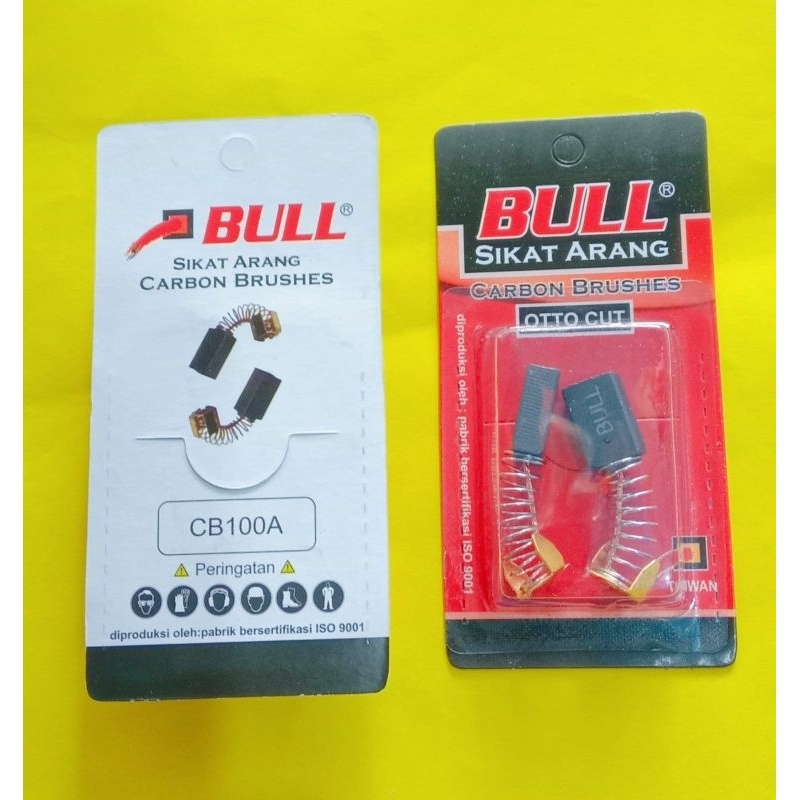 Jual CB 100 BULL/CARBON BRUSH MESIN SERKEL/KUL ARANG SPUL MESIN SERKEL ...
