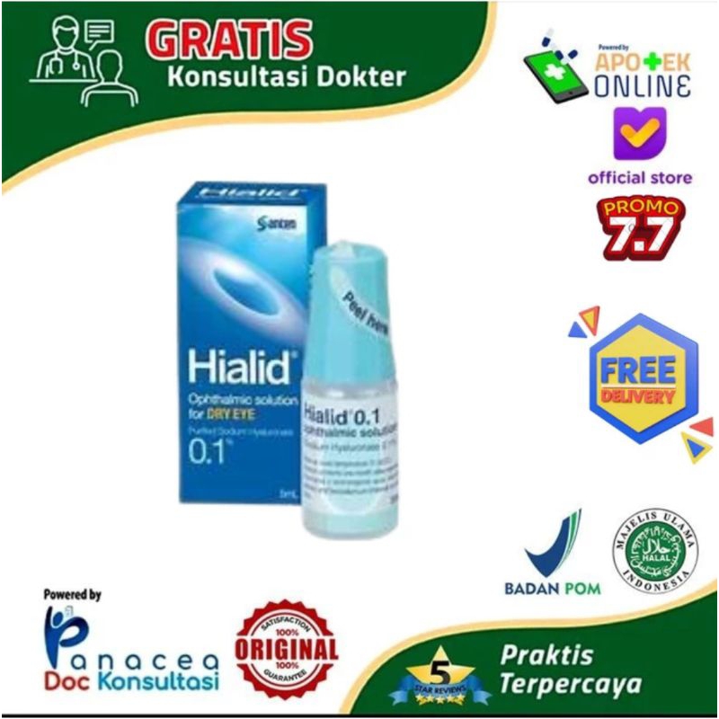 Jual Hialid 0.1% Eye Drops 1 Botol Isi 5 Ml | Shopee Indonesia