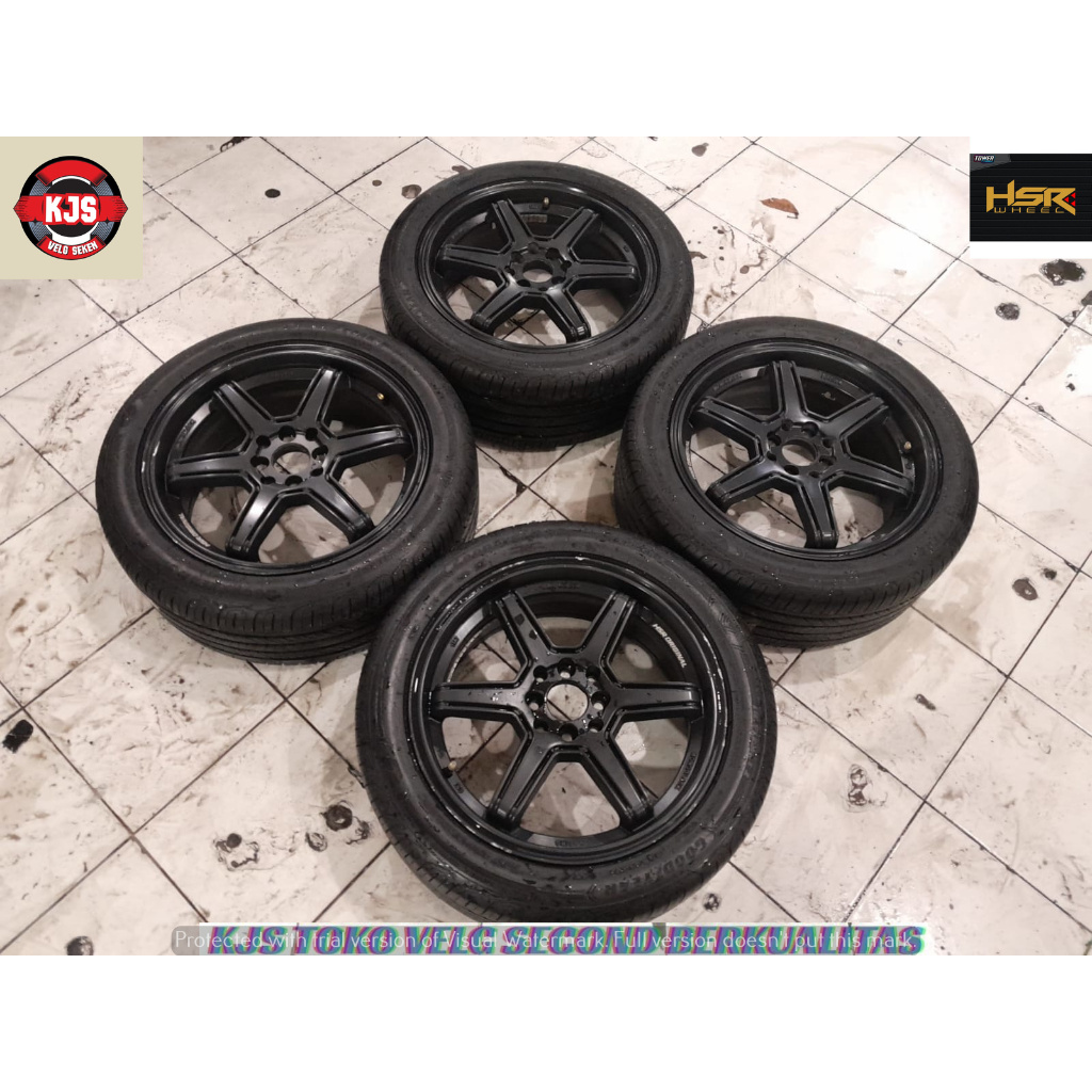 Jual VELG RACING SECOND MODEL HSR MINAS RING 17 PCD 4X100-4X114,3 COCOK UNTUK MOBIL YARIS JAZZ ...