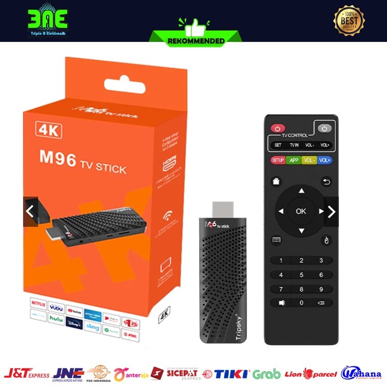 Jual M96 New Android TV Stick Smart TV HDMI Dongle Digital Android 4K Ultra HD Wifi HDMI USB ...