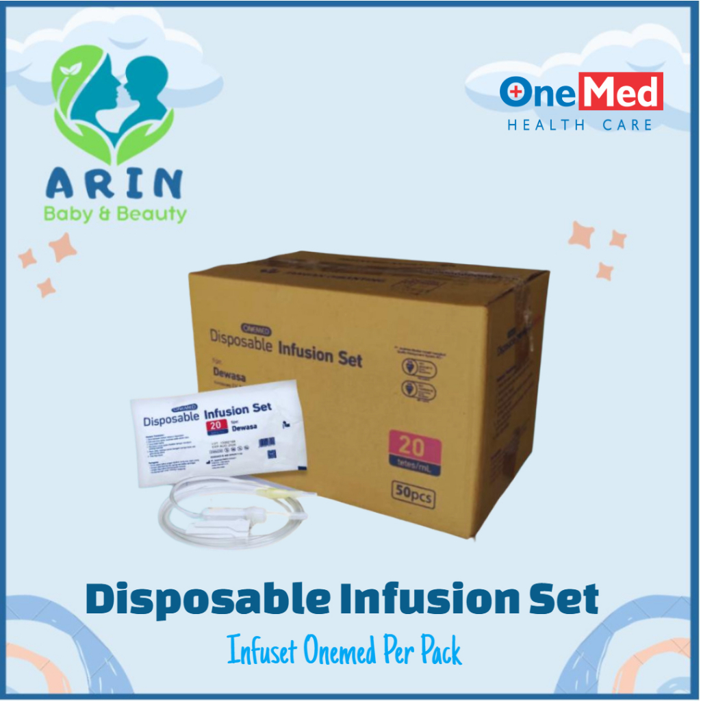 Jual Infuset OneMed Infuset Selang Infus Ecer Per Pack | Shopee Indonesia