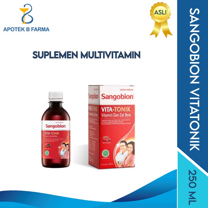 Jual Sangobion Vitatonik Sirup250 Ml | Shopee Indonesia