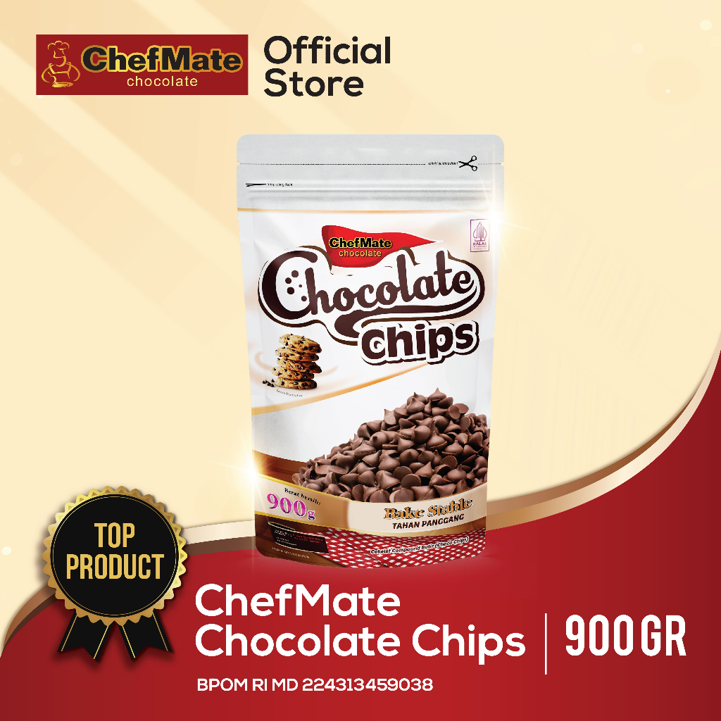 Jual CHEFMATE CHOCO CHIPS 900 GR | Shopee Indonesia