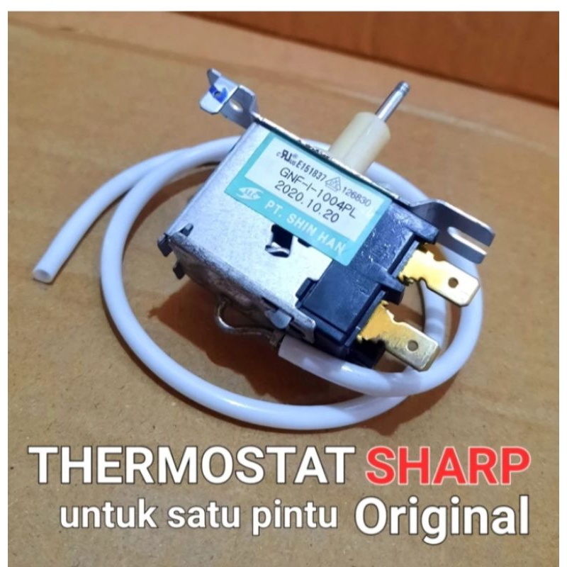 Jual THERMOSTAT KULKAS SHARP 1 PINTU ORIGINAL GNF-1-1004PL | Shopee ...