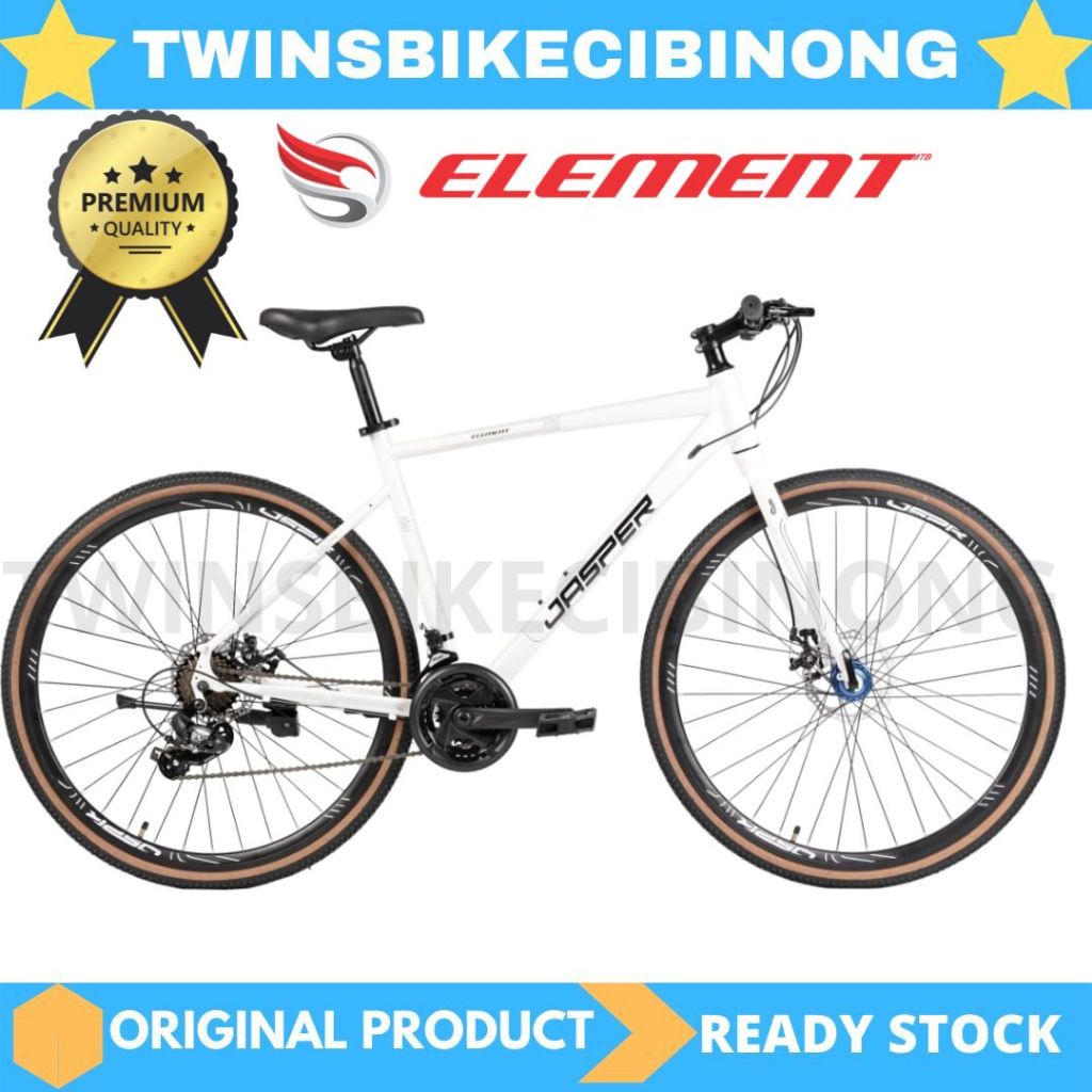 Jual Sepeda Hybrid Element JASPER 700c 24SP | Shopee Indonesia
