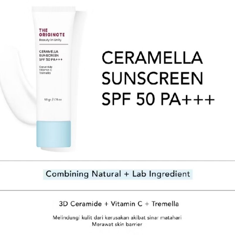 Jual The Originote Sunscreen | The Originote Ceramella Sunscreen SPF 50 ...