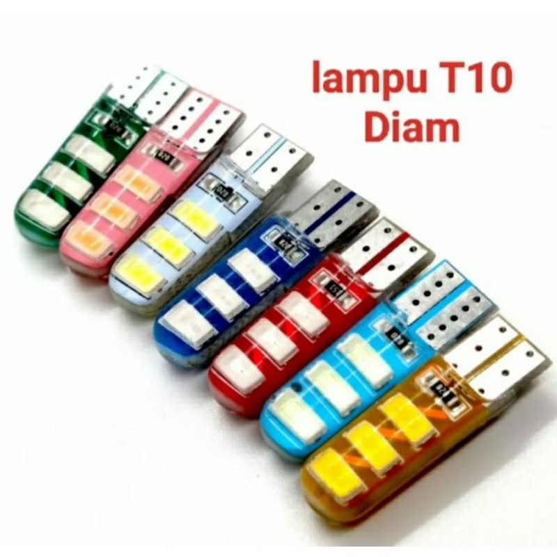 Jual LAMPU LED T10 NYALA ( DIAM ) | Shopee Indonesia