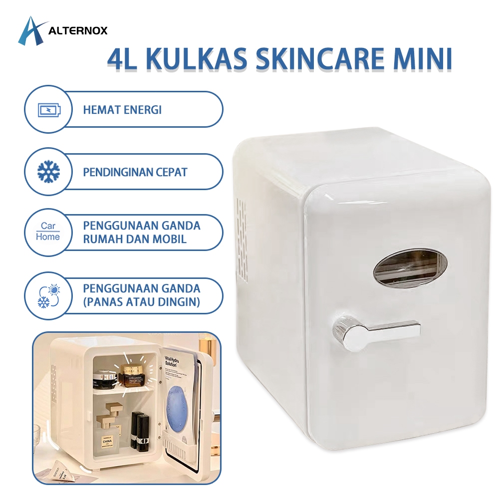 Jual GARANSI 12 BULAN ALTERNOX 4L Kulkas Skincare Mini Fridge /Portable ...