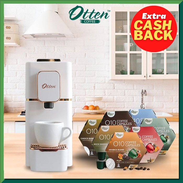 Jual Paket Mesin Kopi Kapsul Otten O10 Veloce Capsule Coffee Machine ...