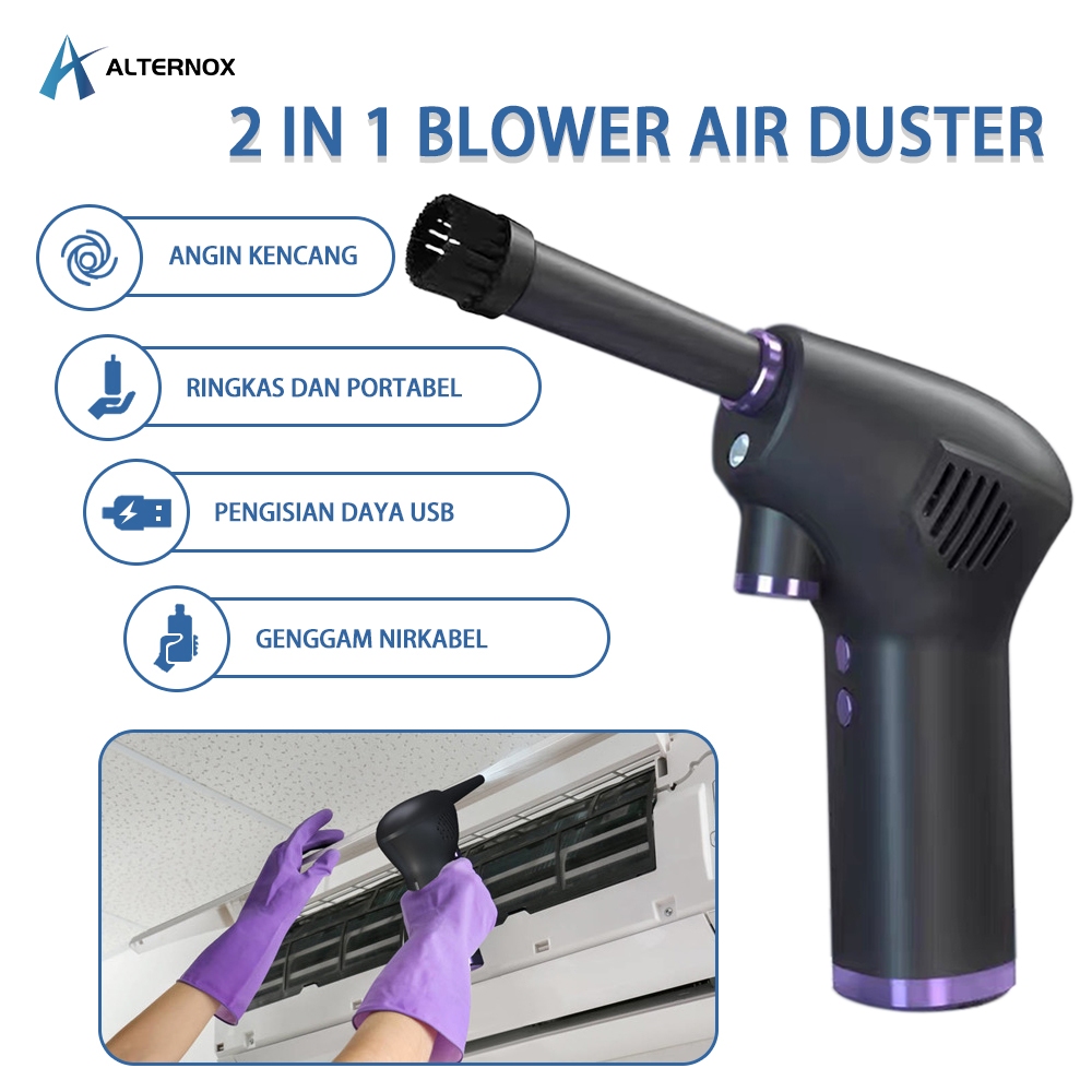 Jual ALTERNOX Blower Air Duster / Penyedot Debu Tanpa Kabel / Pembersih ...