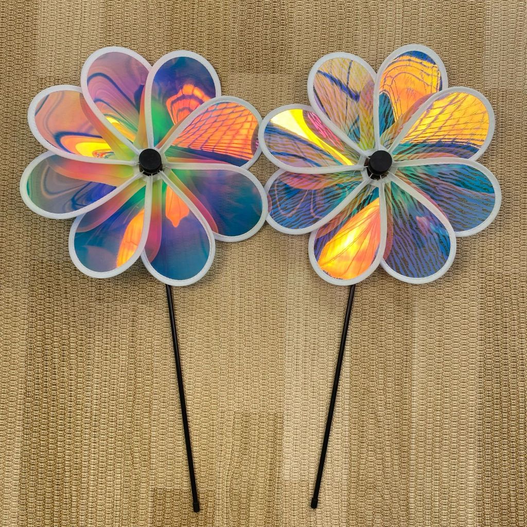 Jual Kolecer Kincir Angin Single Cermin 8 Petal Pinwheel Mainan Edukasi ...