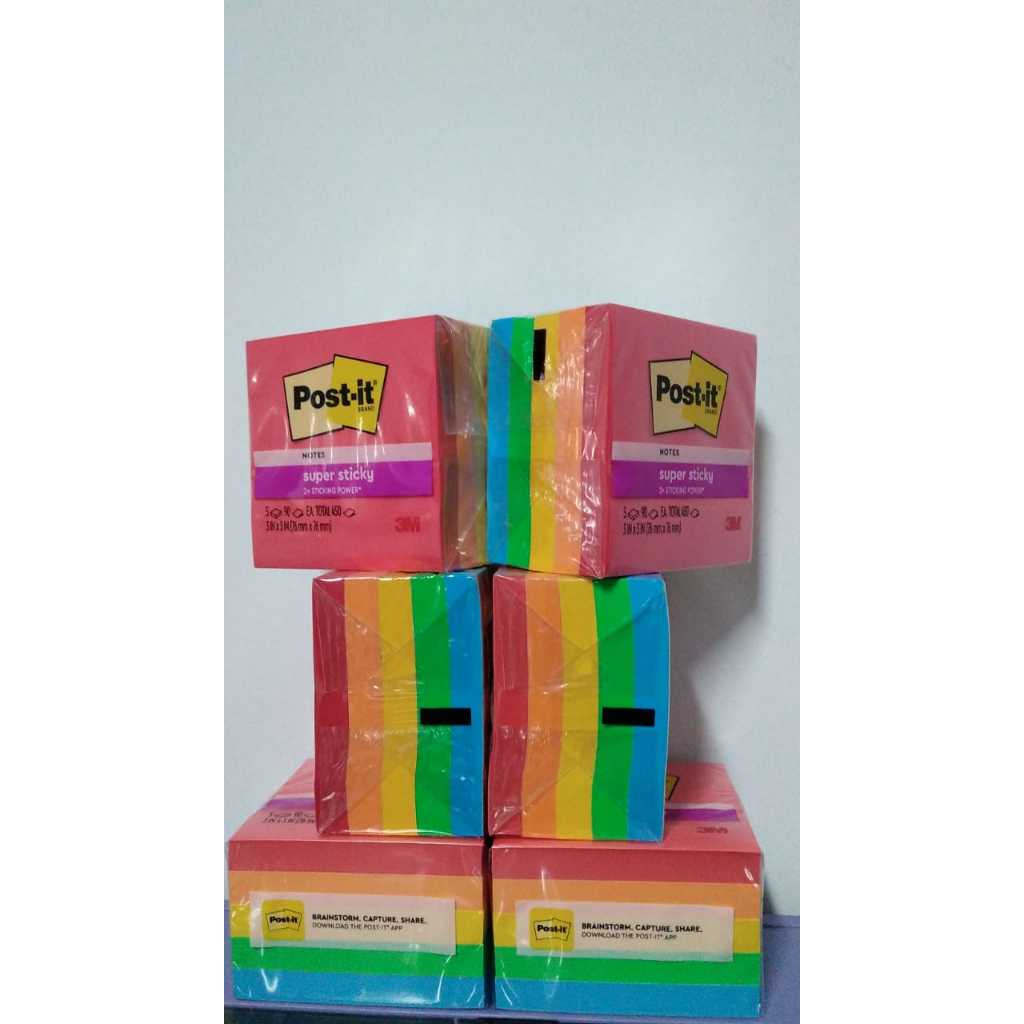 Jual 3M post it sticky note 654-5 SSAN | Shopee Indonesia