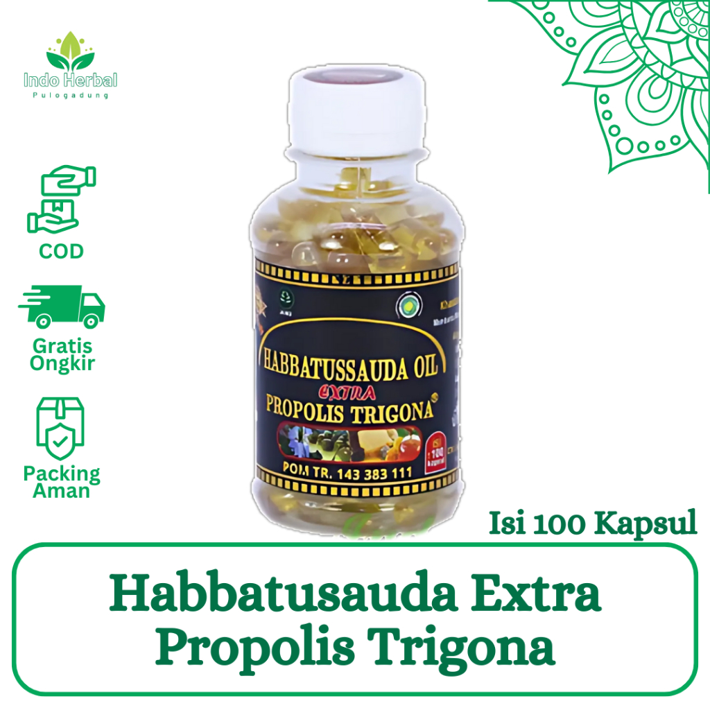Jual Habbatussauda Oil Extra Propolis Trigona | Habbatusauda ijin BPOM ...