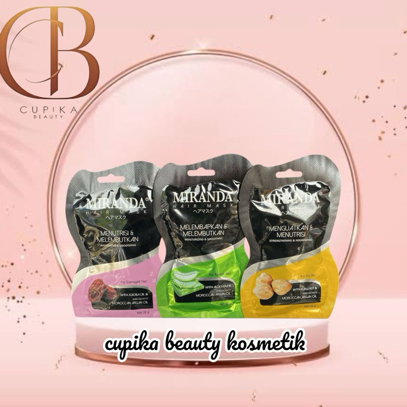 Jual e,ox - MIRANDA HAIR MASK SACHET 30 GR - MELEMBUTKAN DAN MENUTRISI ...
