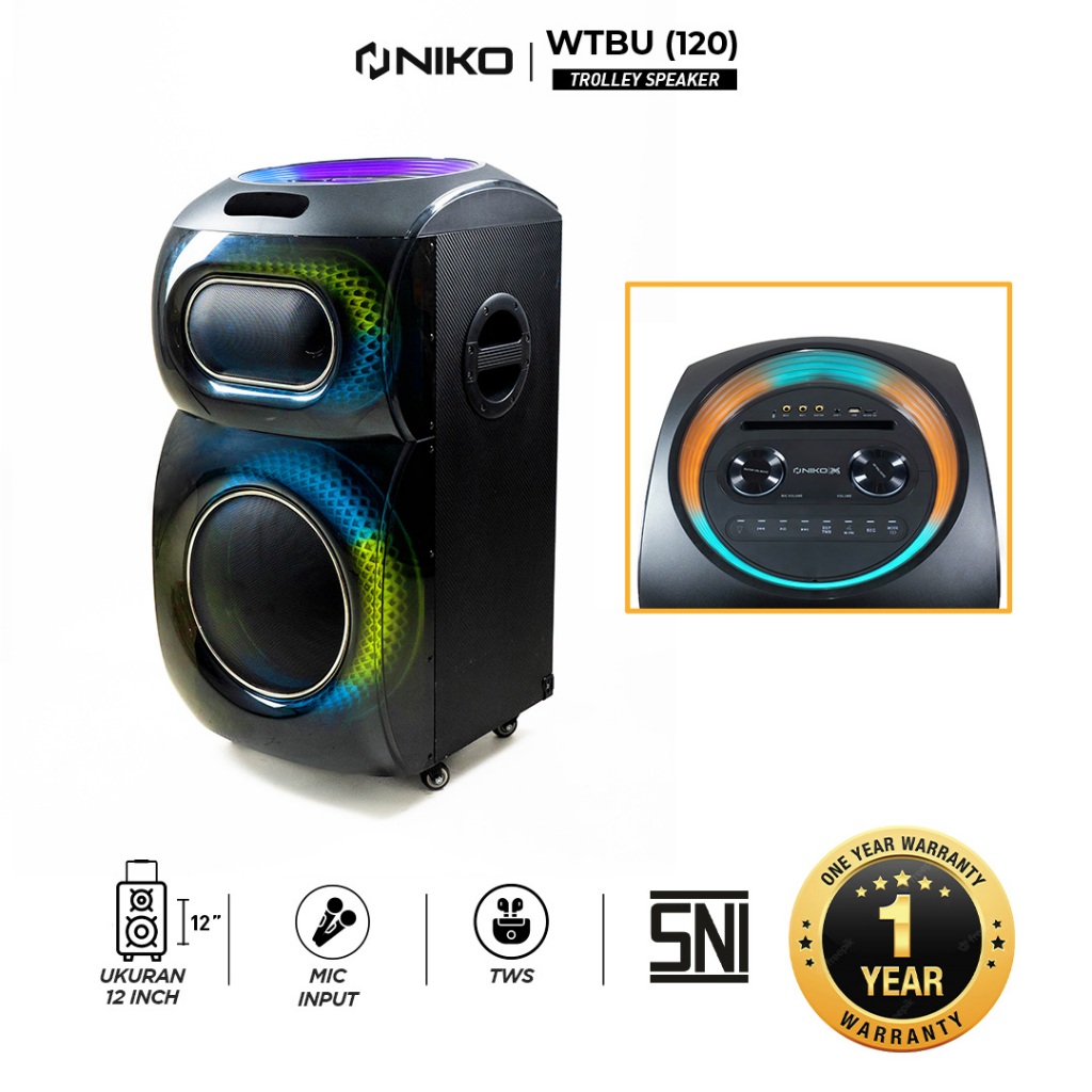 Jual Trolley Speaker NIKO WTBU 120 GARANSI RESMI | Shopee Indonesia