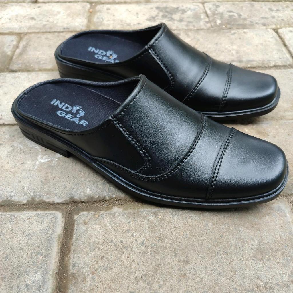 Jual Sepatu Sandal Selop Bustong Pria Anti Selip Premium Kerja Karet ...