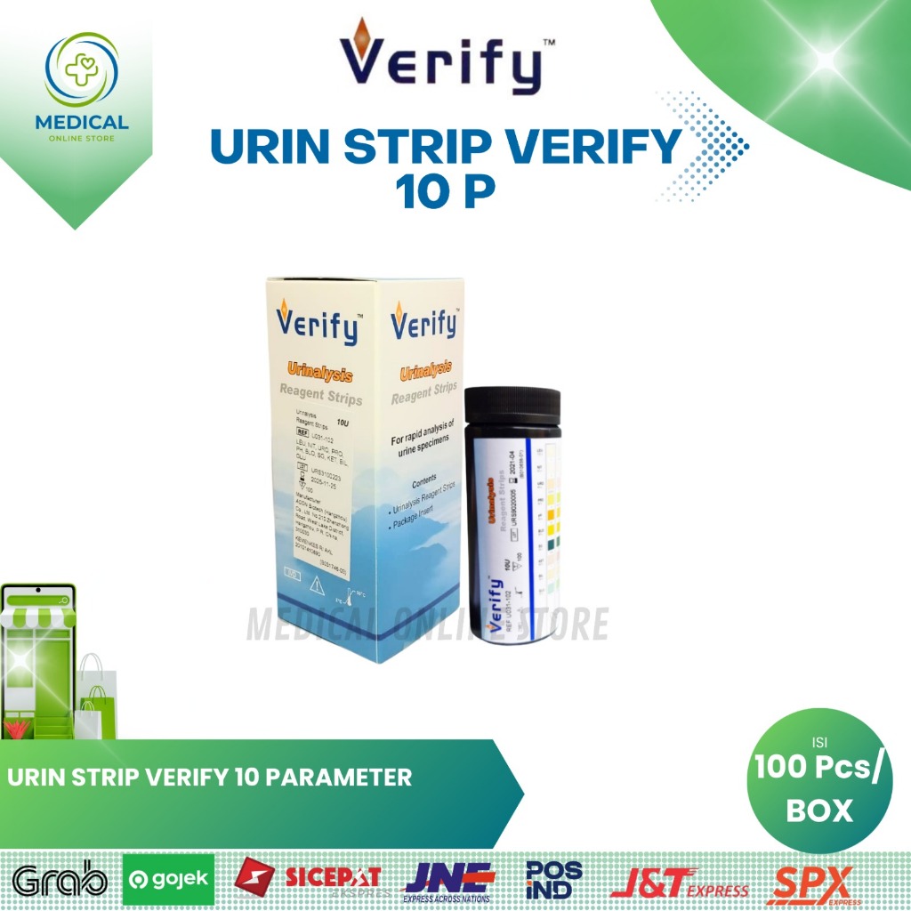 Jual urine strip verify 10 parameter | Shopee Indonesia