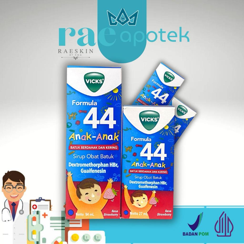 Jual Vicks Formula 44 Anak Strawberry Meringankan Flu & Batuk Anak ...