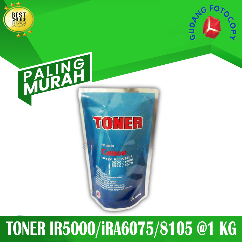 Jual TONER CANON IR5000/iRA6075/8105 @1 KG - TCC 6570 J | Shopee Indonesia