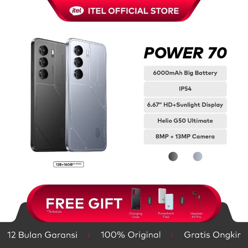 Jual Itel P70 8/128 Garansi Resmi | Shopee Indonesia