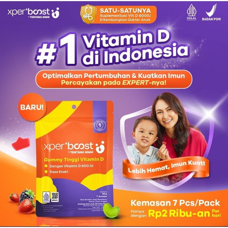 Jual Expert Boost Gummy Vitamin D 600 IU Kemasan Kecil | Shopee Indonesia