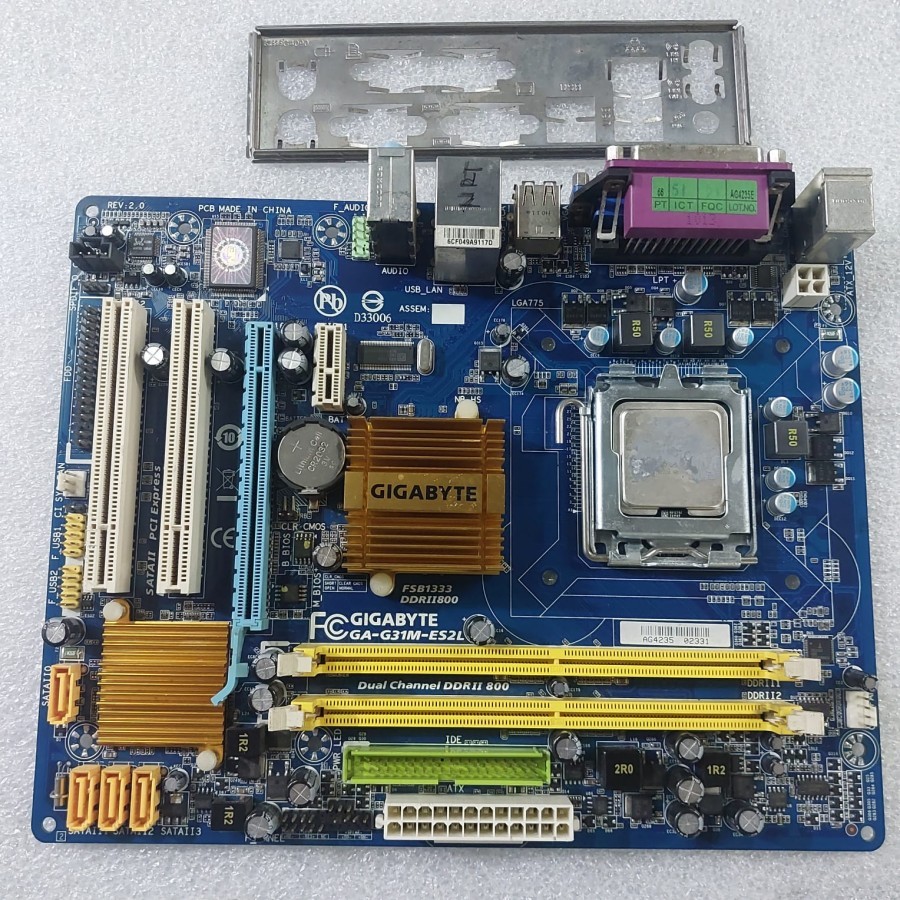 Jual Mainboard LGA intel G31 Socket 775 gigabyte murah | Shopee Indonesia