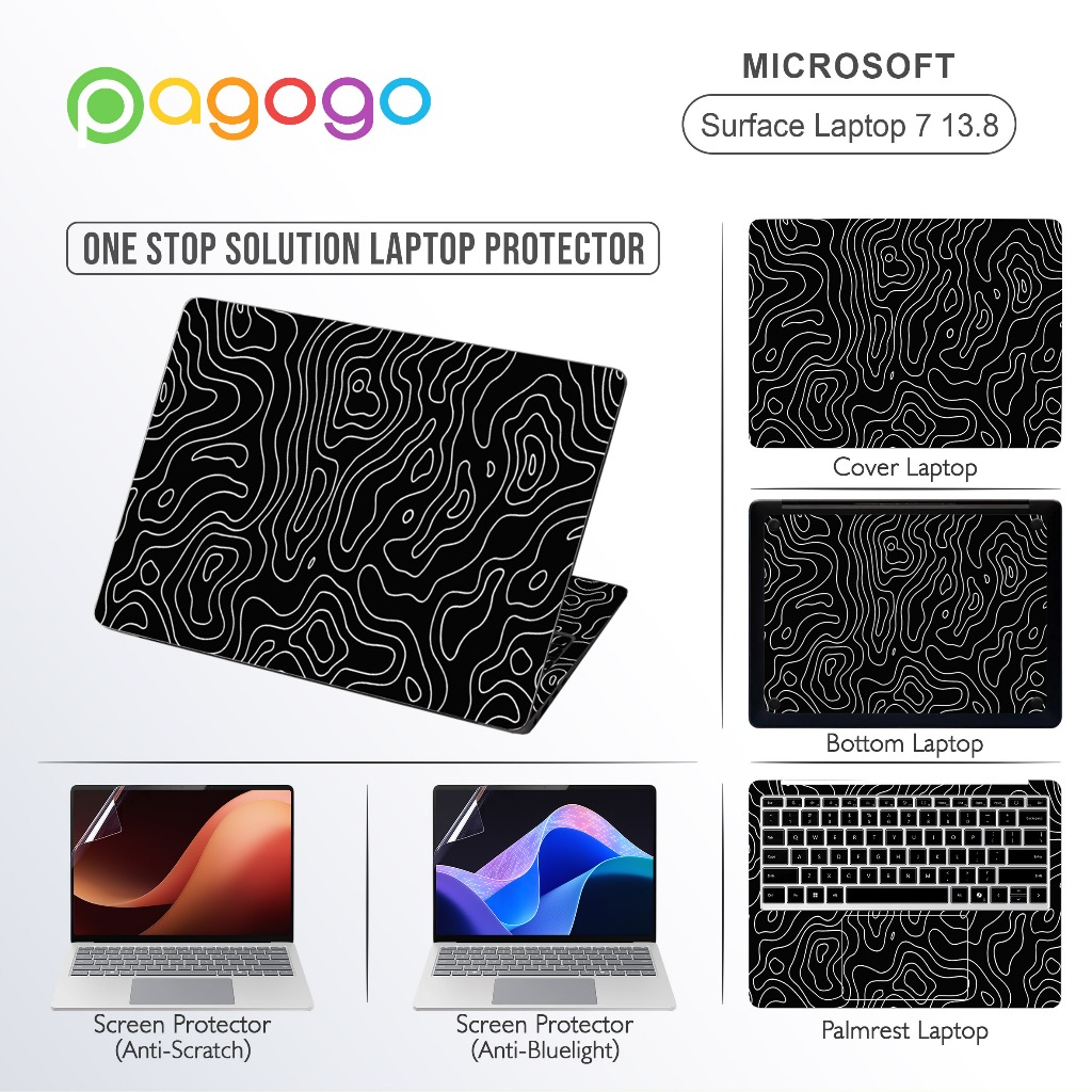 Jual Precut Garskin Laptop Stiker Skin Keyboard Protector Screen Guard ...