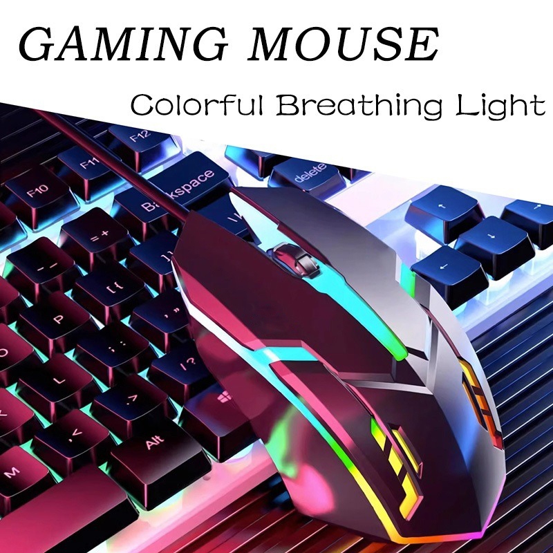 Jual Mouse Gaming LED RGB Rainbow Kabel Wired Usb Lampu High ...