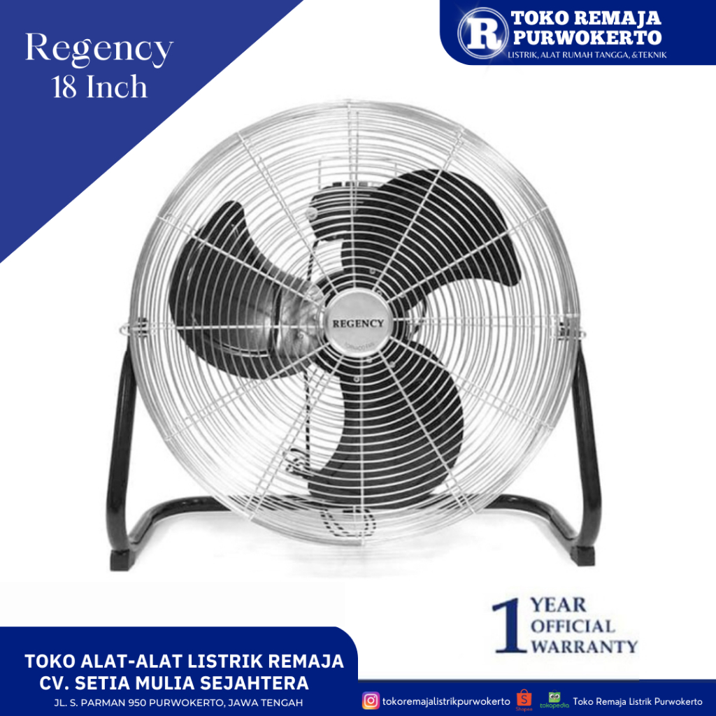 Jual Kipas Angin Regency Tornado Fan Ukuran 16 Inch | 18 Inch | 20 Inch | Shopee Indonesia