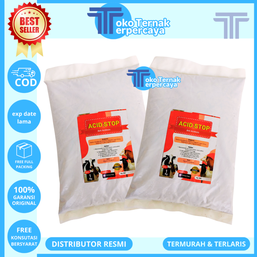 Jual ACID STOP 1KG - PREMIX ANTI ACIDOSIS | PEMACU PRODUKSI SUSU ...