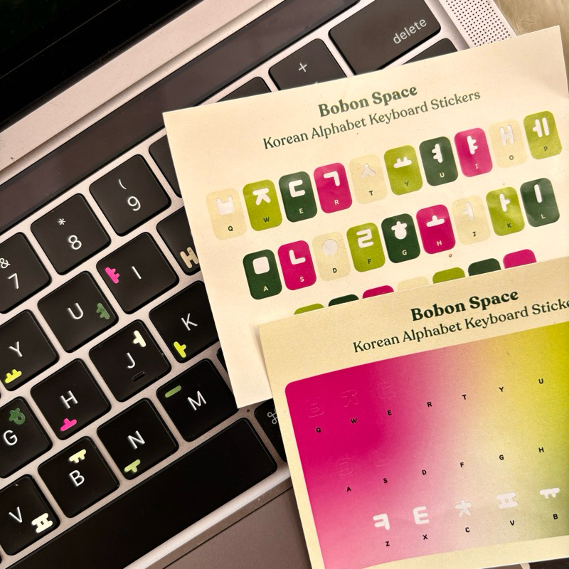 Jual STICKER SHEET HANGUL KEYBOARD - STIKER VYNIL HANGEUL HURUF KOREA ...