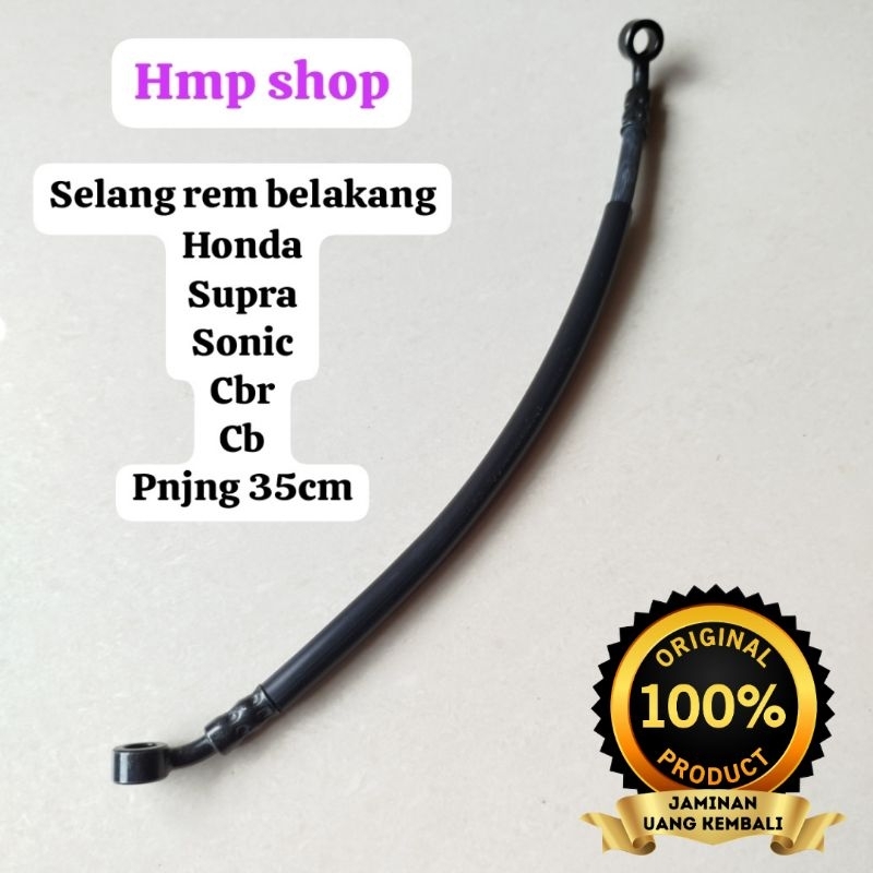 Jual selang rem cakram dics belakang honda sonic supra gtr cbr150 cb150r panjang 35cm original ...
