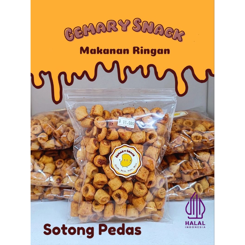 Jual GEMARY SNACK Cemilan Enak 100% SOTONG PEDAS , Renyah, Lezat, Enak ...
