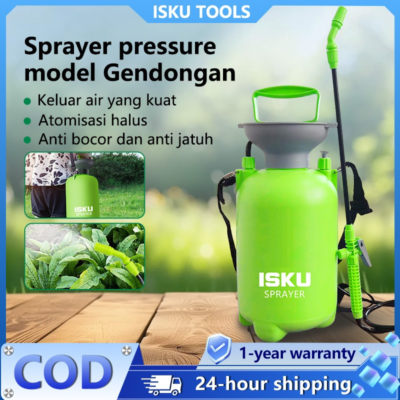 Jual ISKU Sprayer Tanaman 5L Sprayer Semprotan Tanaman 5 Liter Pressure ...