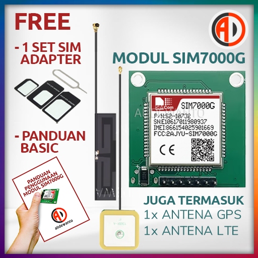Jual SIM7000G MODUL SIM7000G SIM7000 Modul Nb-IoT/LTE/GPS NBIOT modul ...