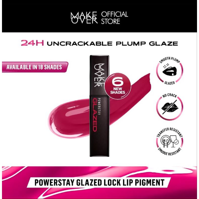 Jual Makeover Powerstay glazed lip gloss | Shopee Indonesia