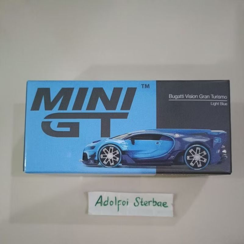 Jual mini gt bugatti vision gran turismo light blue bugati | Shopee ...