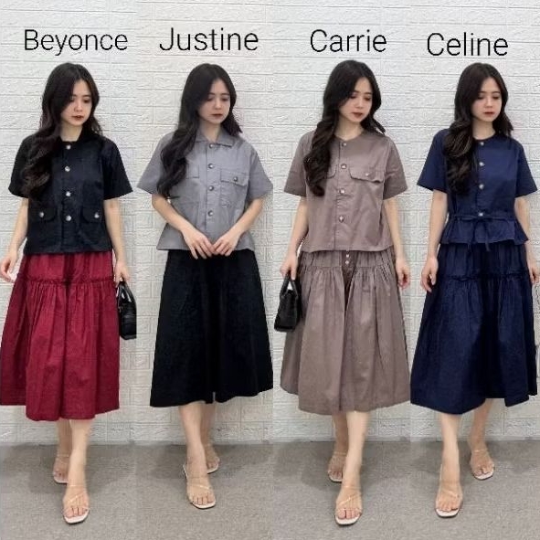 Jual CROCHET - CELINE - BEYONCE - CARRIE - JUSTINE TW TOP - Blus Katun ...