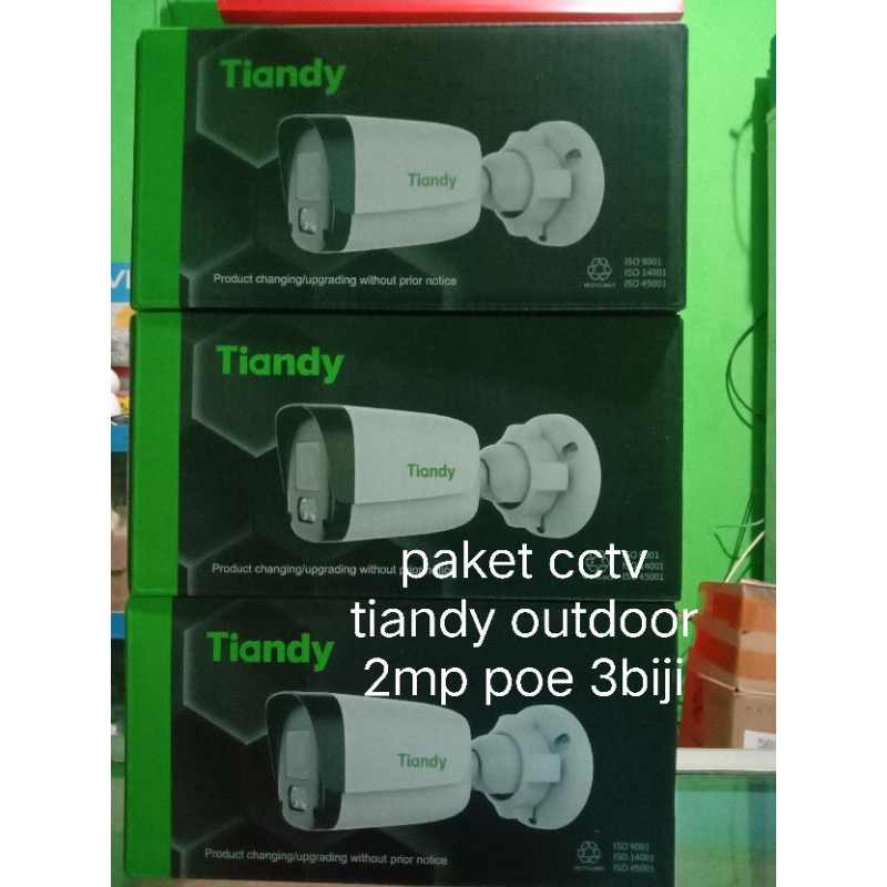 Jual paket cctv tiandy outdoor 2mp poe | Shopee Indonesia