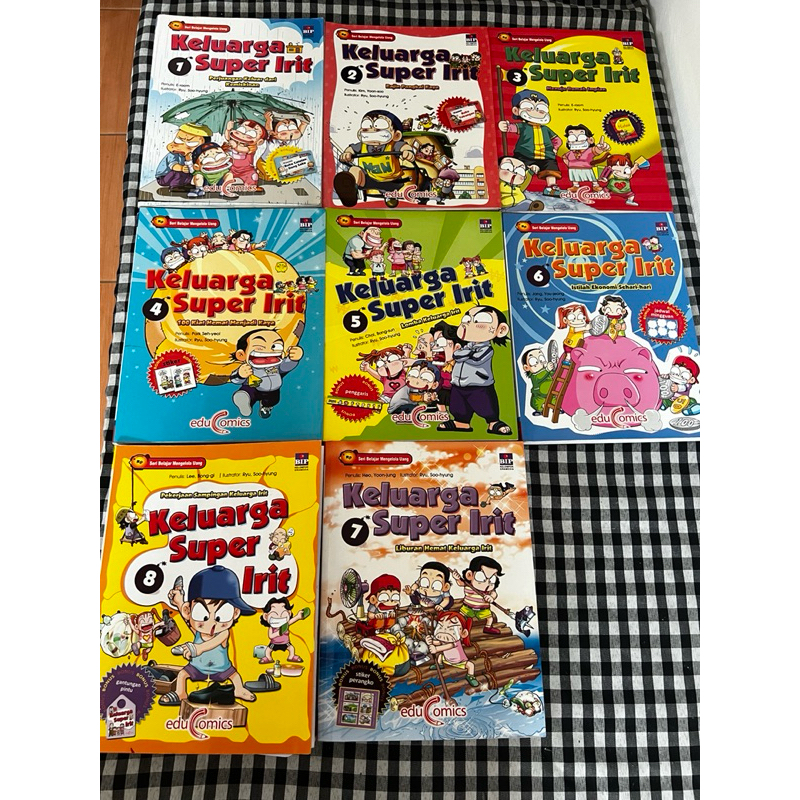 Jual komik seri Keluarga Super Irit 1-8| Bekas | preloved thrift | educomics | perjuangan keluar ...