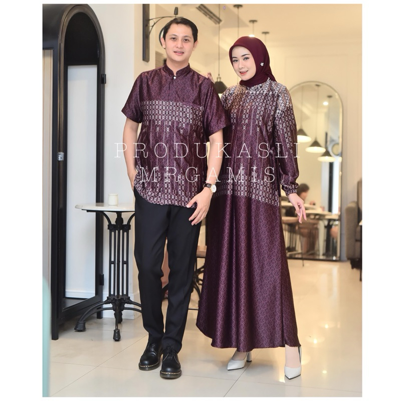 Jual COUPLE PASANGAN GAMIS SILK PREMIUM | GAMIS COUPLE TERBARU | BAJU COUPLE SUAMI ISTRI |GAMIS ...