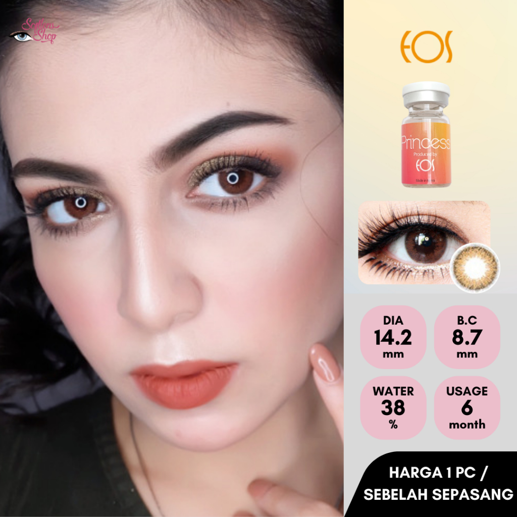 Jual Softlens Minus Eos Milky Choco (HARGA UNTUK 1PC / SEBELAH PASANG ...