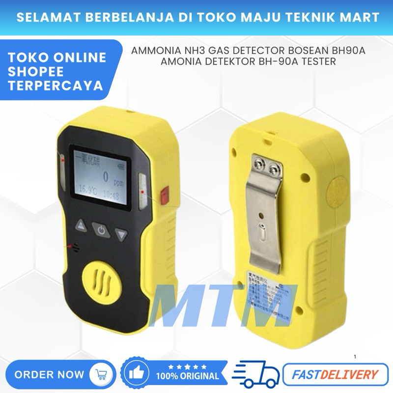 Jual Ammonia NH3 Gas Detector Bosean BH90A Amonia Detektor BH-90A ...