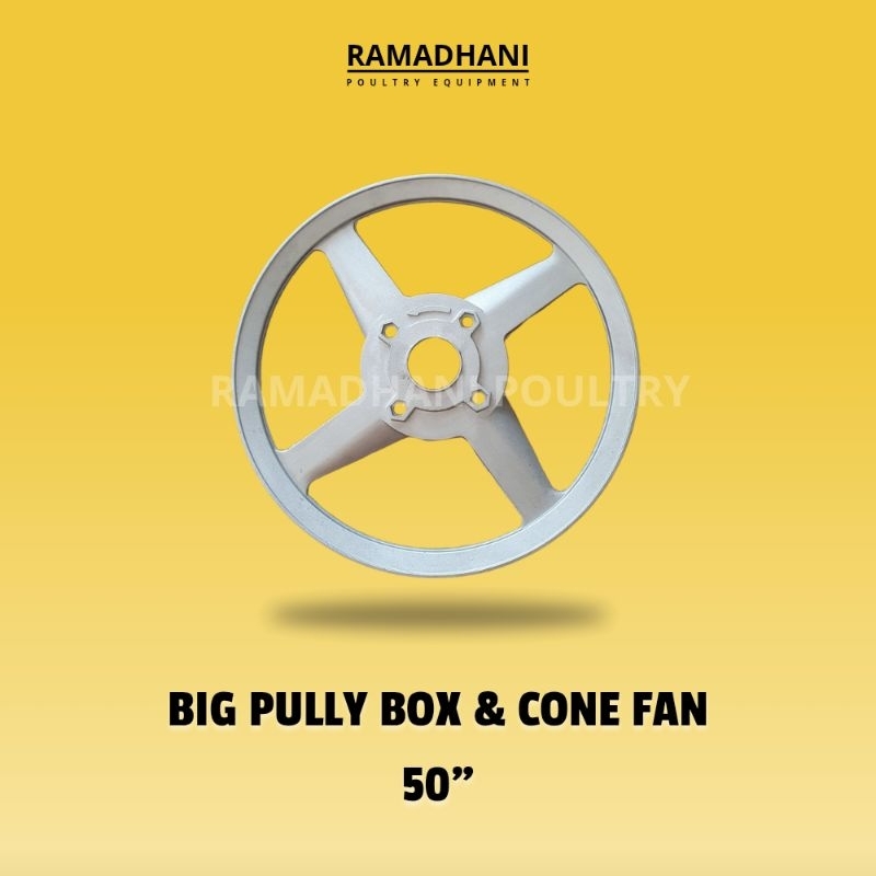 Jual Big Pulley Puly Pully Spare Part Kipas China 50" inch Exhaust Box ...