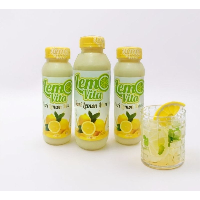 Jual Lemovita sari Lemon tanpa pengawet 250ml | Shopee Indonesia