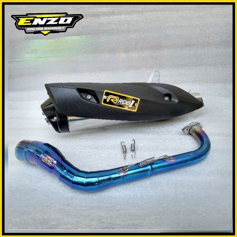 Jual KNALPOT STANDAR RACING ROB1 BLUEMOON NMAX AEROX PCX VARIO SCOOPY ...