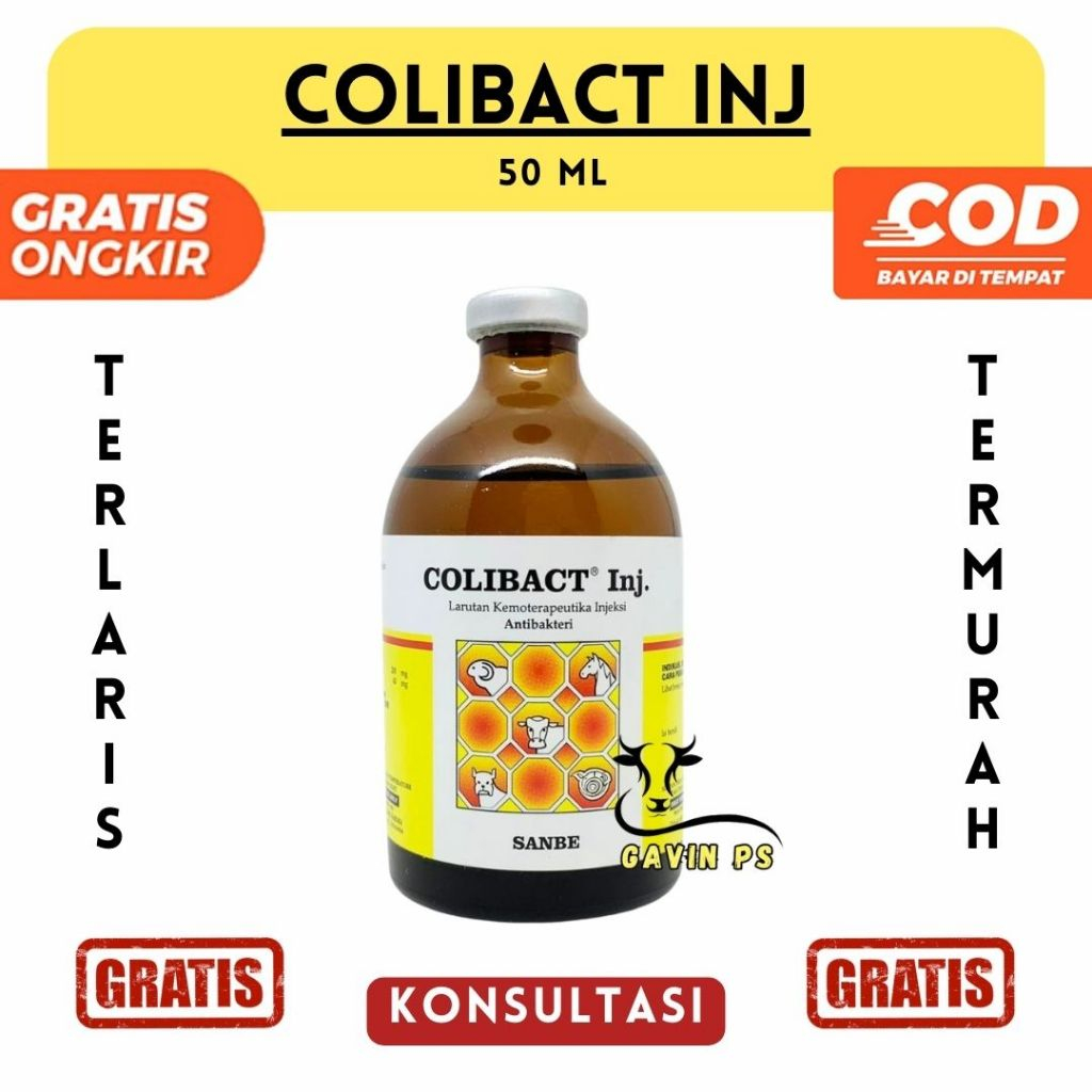 Jual COLIBACT INJEKSI 50ML - Obat Mencret Sapi - Obat Diare Sapi ...