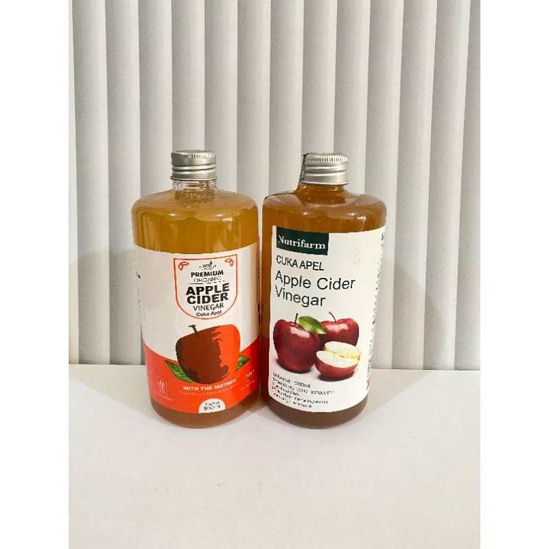 Jual (500 ml) Cuka Apel Premium With Mother Apple Cider Vinegar Ori ...