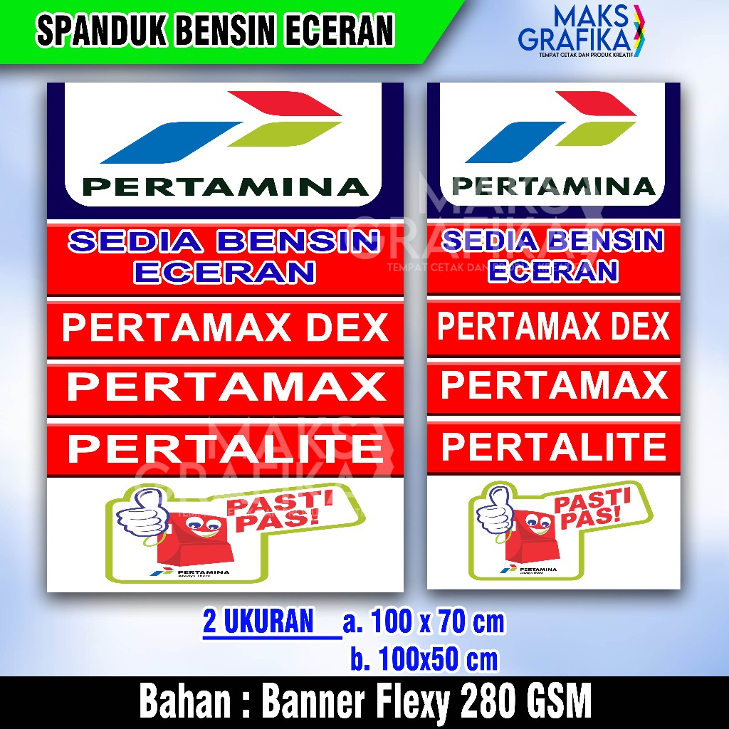 Jual spanduk banner pertamina / pom mini | Shopee Indonesia